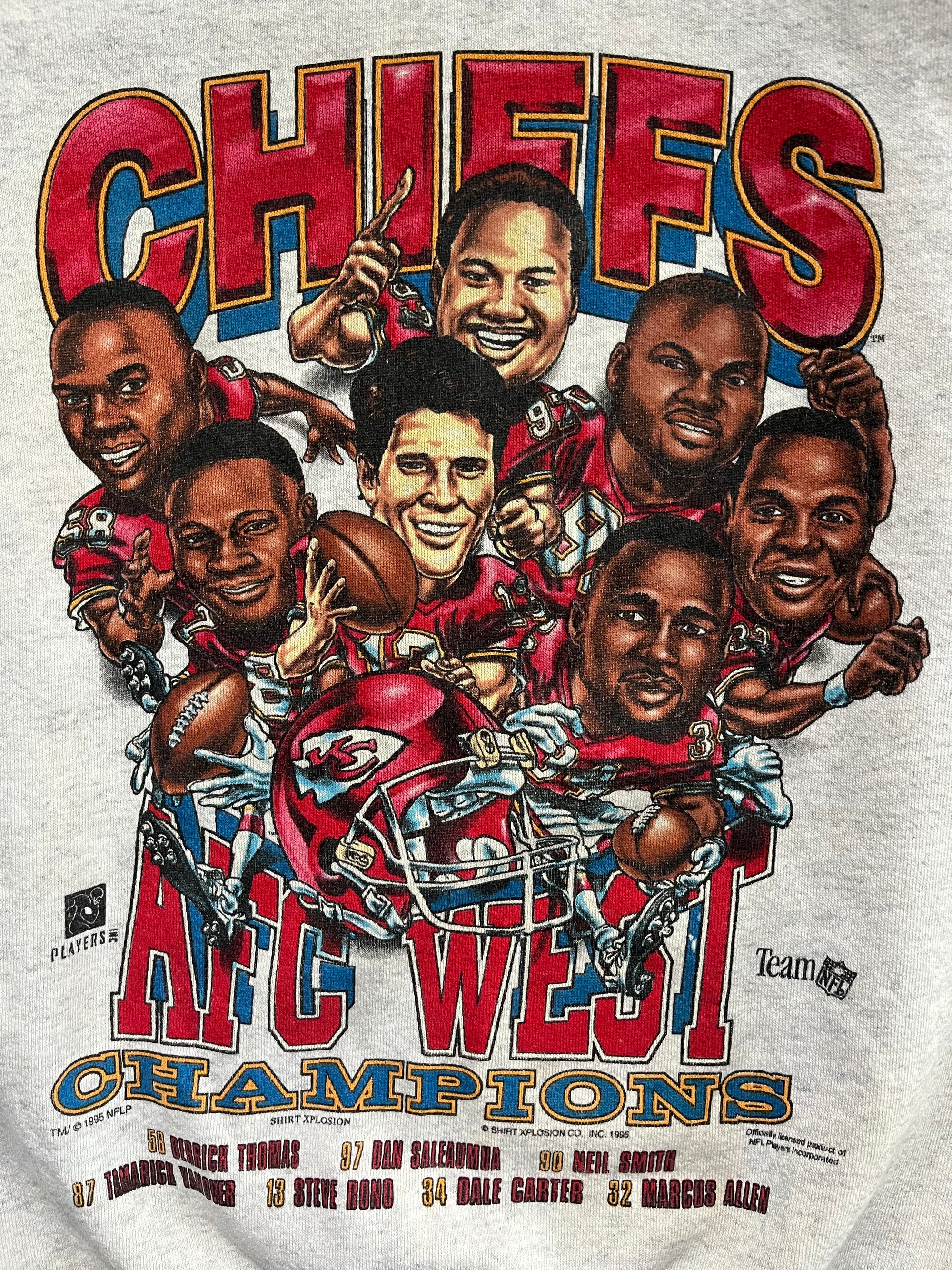 WESTSIDE STOREY VINTAGE | VINTAGE 1996 KC CHIEFS CHARACTER DERRICK THO - Westside Storey