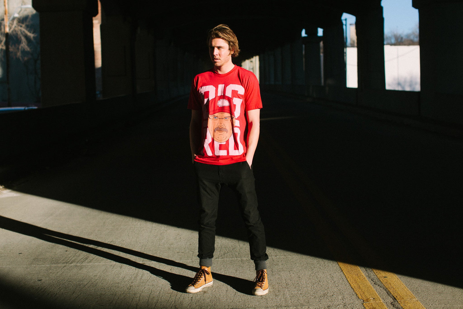 BELLBOY | BIG RED T-SHIRT - RED – Westside Storey